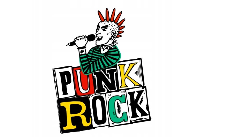 Naklejka Uv Wypukła Ozdobna DTF UV Aplikacja Punk Rock Muzyka Music ...