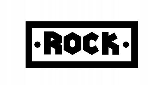 Naklejka Uv Wypukła Ozdobna DTF UV Aplikacja Rock Napis - Atram | Sklep ...