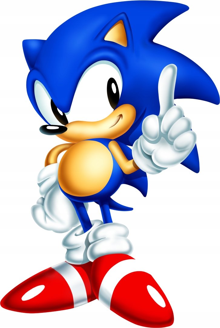 Naklejka Uv Wypukła Ozdobna DTF UV Aplikacja Sonic Jeżyk 5 - Atram ...