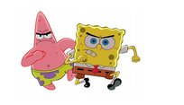 Naklejka Uv Wypukła Ozdobna DTF UV Aplikacja Sponge Bob Patrick Team ...