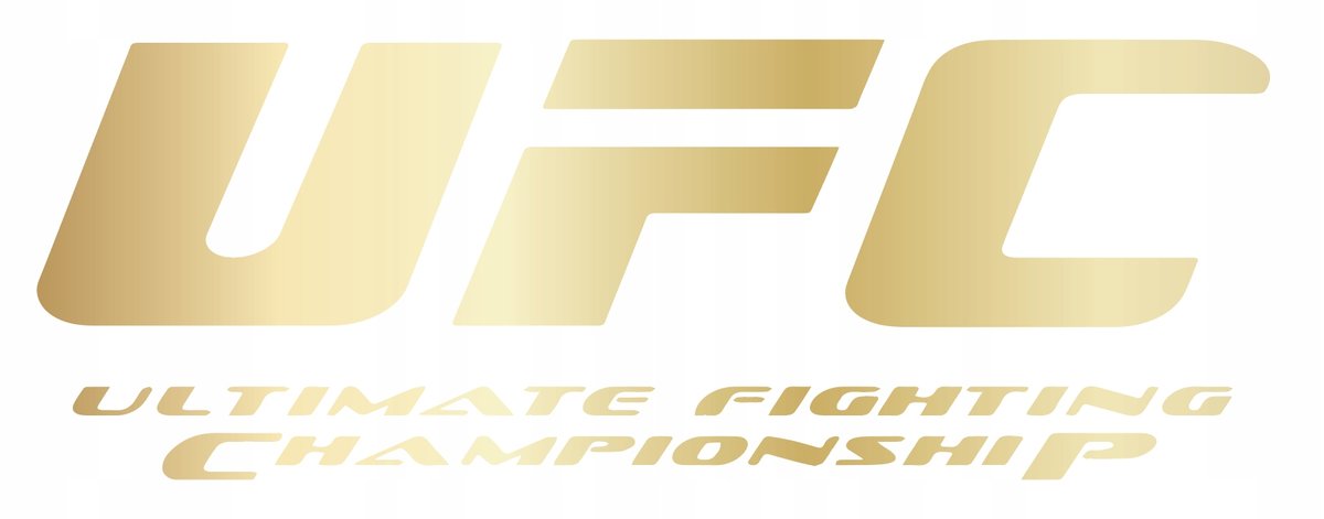 Naklejka Uv Wypukła Ozdobna DTF UV Aplikacja Ufc Mma Logo Naklejka ...