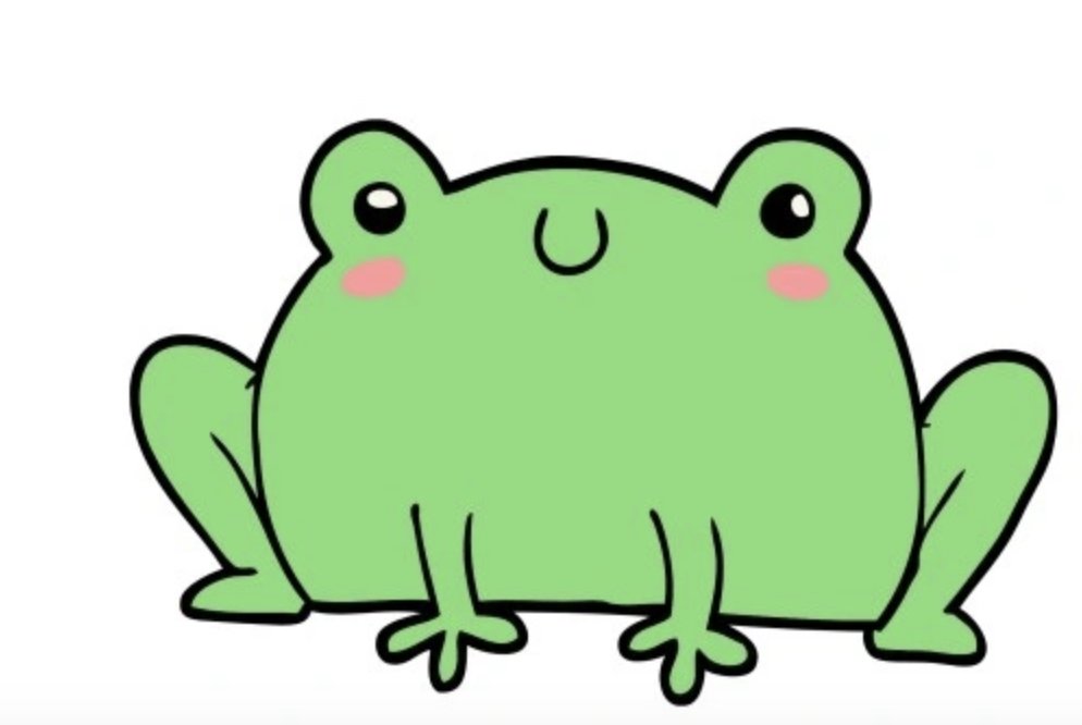 Naklejka Uv Wypukła Ozdobna DTF UV Aplikacja Żaba Żabka Frog Mem ...