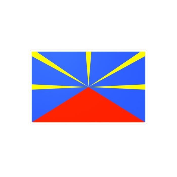 Naklejka z flagą Reunion 6,0x9,0cm w 1000 sztuk - Inny producent ...