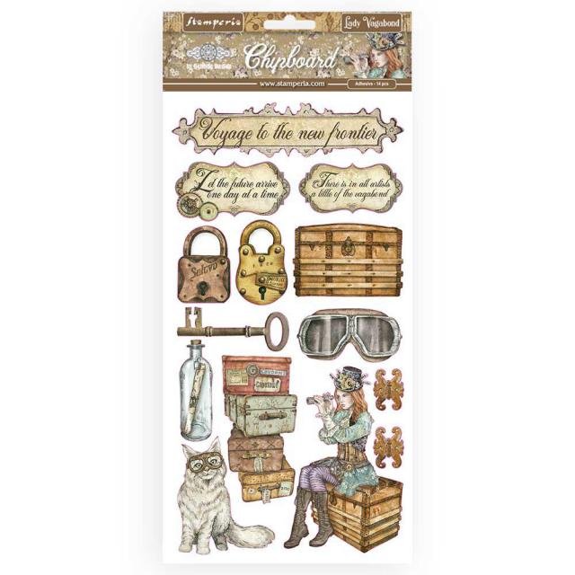 NAKLEJKI 15x30 Lady Vagabond - Stamperia | Sklep EMPIK.COM