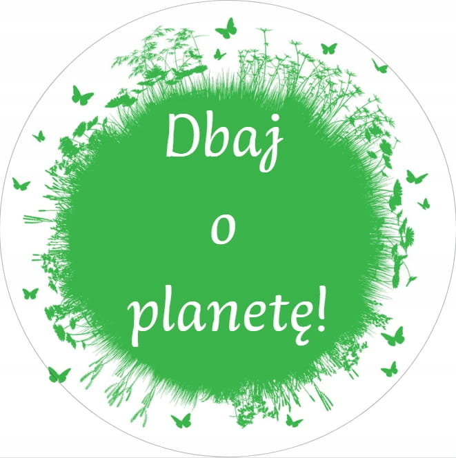 Naklejki DBAJ O PLANETĘ! 4cm / 105szt. - E-Plumeria | Sklep EMPIK.COM