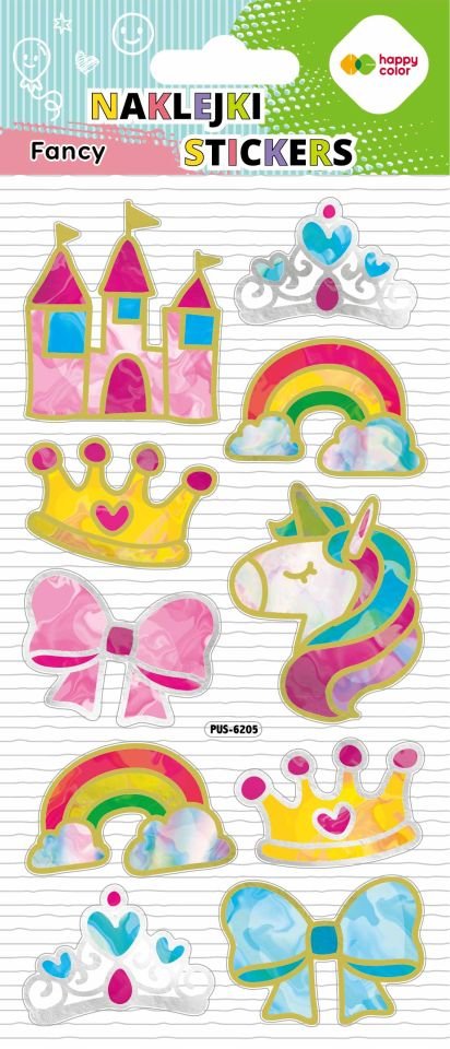 Naklejki dekoracyjne Fancy 3D Pink Princess świat księżniczki Happy ...
