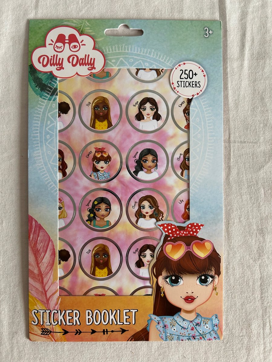 Naklejki Dilly Dally zestaw 250 naklejek - inna (Inny) | Sklep EMPIK.COM