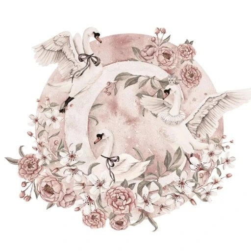 Naklejki Dla Dzieci na Ściane Swan Queen Krółowa Łabędzi / Bajkowe ...