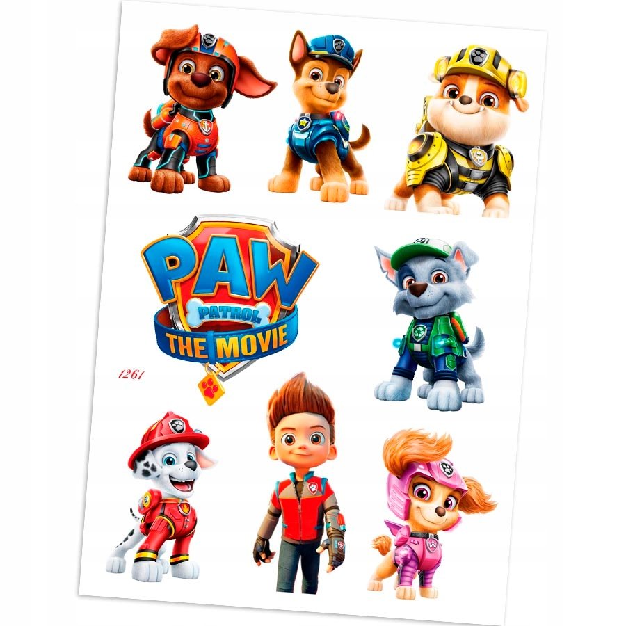 NAKLEJKI dla dzieci NAGRODY MOTYWACYJNE Psi Patrol 1261 - Olechka ...
