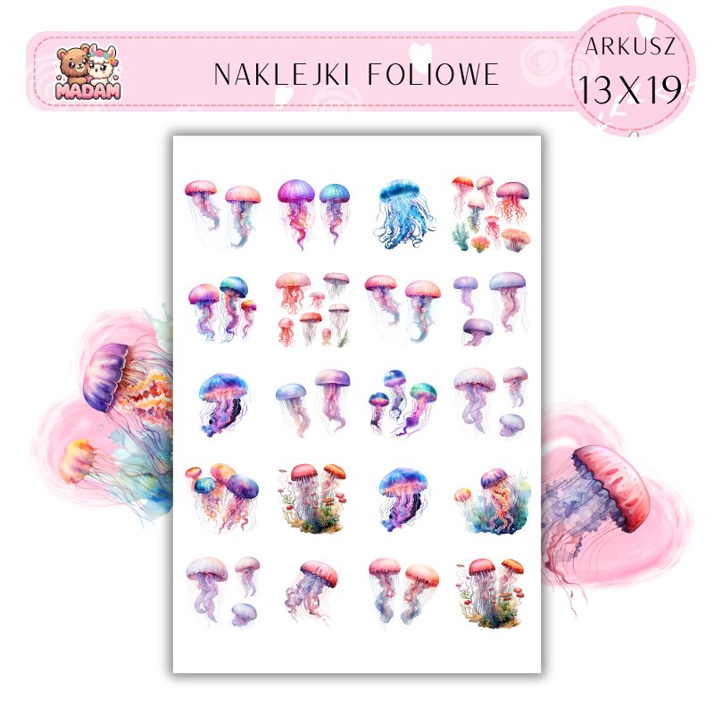Naklejki Foliowe Meduza 13x19, Madam - Inna marka | Sklep EMPIK.COM