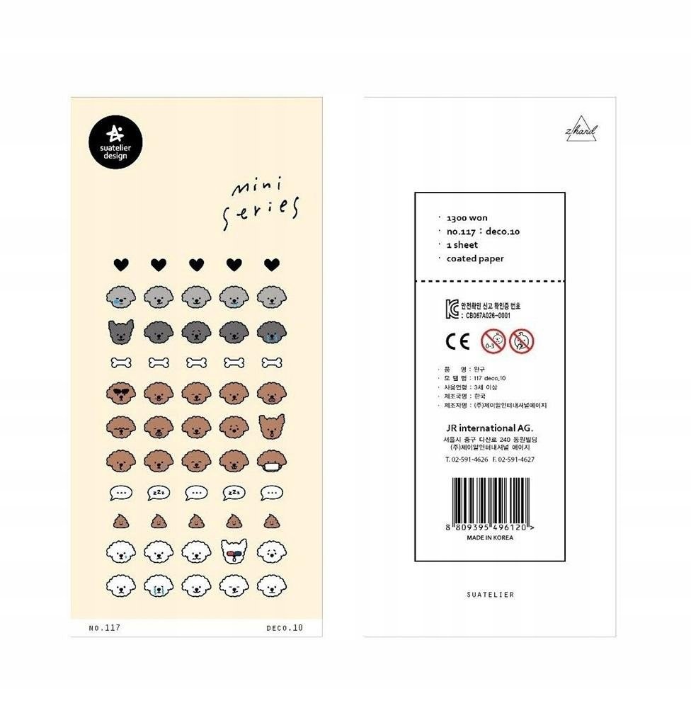 Naklejki Mini Psy Suatelier - Suatelier | Sklep EMPIK.COM