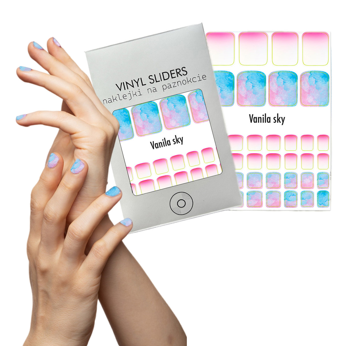 Naklejki na Paznokcie oraz do Pedicure | Vinyl Sliders Vanilla Sky ...