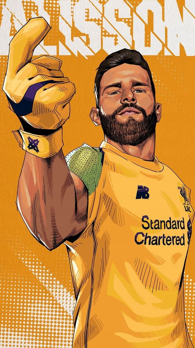 Naklejki na ścianę Alisson Becker Liverpool 90x60 #23 - Atram | Sklep ...
