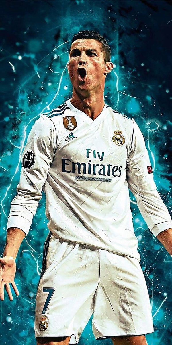 Naklejki na ścianę Cristiano Ronaldo CR7 90x60 cm #4 - Atram | Sklep ...
