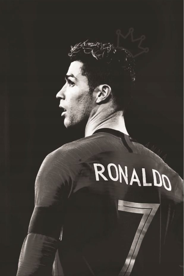 Naklejki na ścianę Cristiano Ronaldo CR7 90x60 cm - Atram | Sklep EMPIK.COM