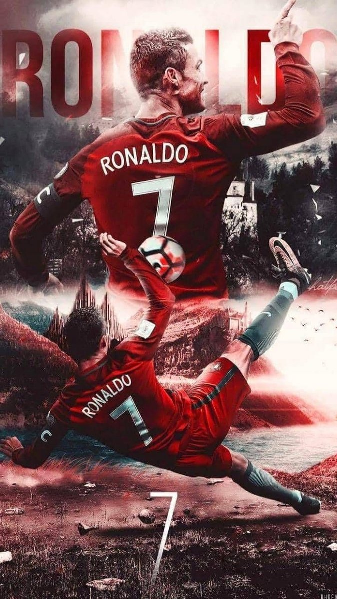 Naklejki na ścianę Cristiano Ronaldo CR7 Real Madryt 90x60 cm - Atram ...