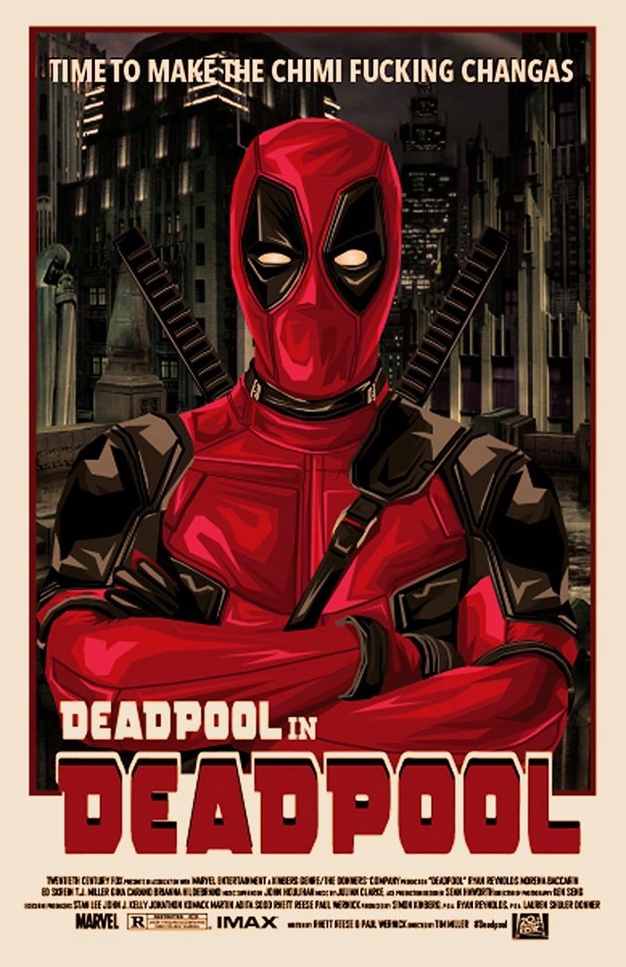 Naklejki na ścianę Deadpool 91,5x61 cm - Atram | Sklep EMPIK.COM