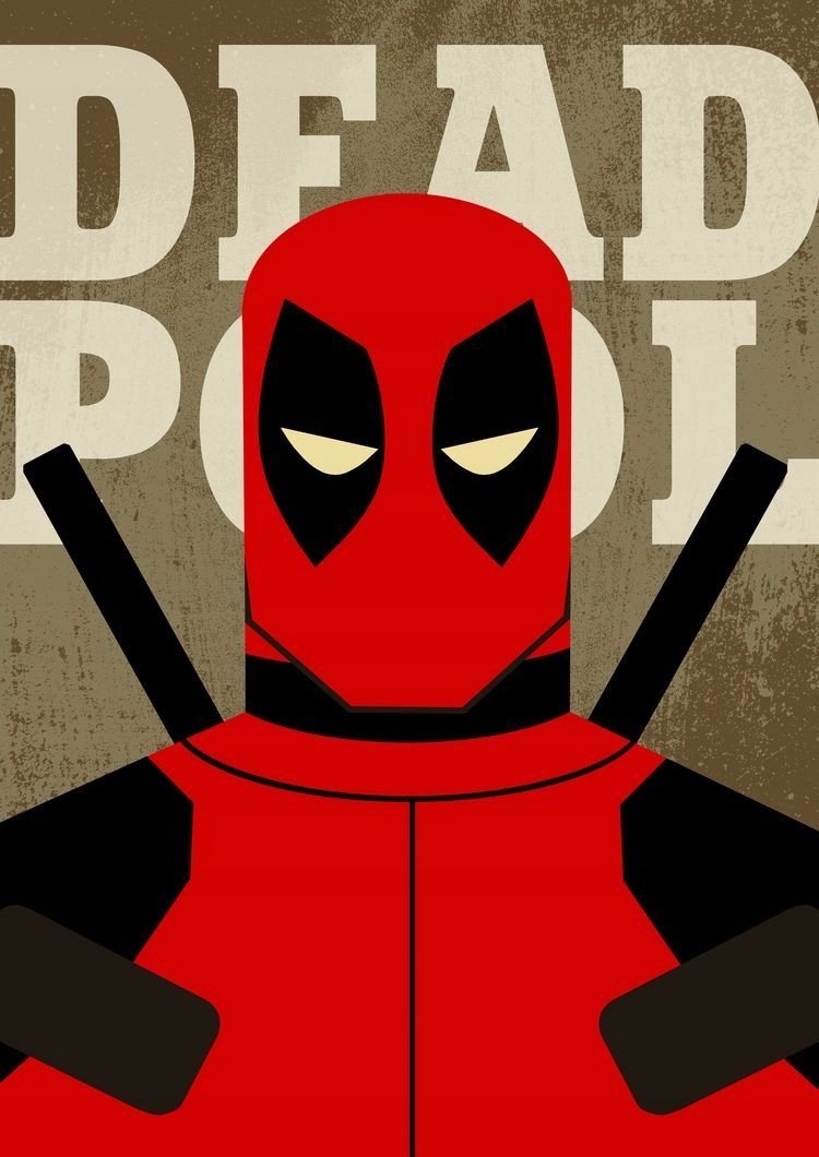 Naklejki na ścianę Deadpool 91,5x61 cm - Atram | Sklep EMPIK.COM