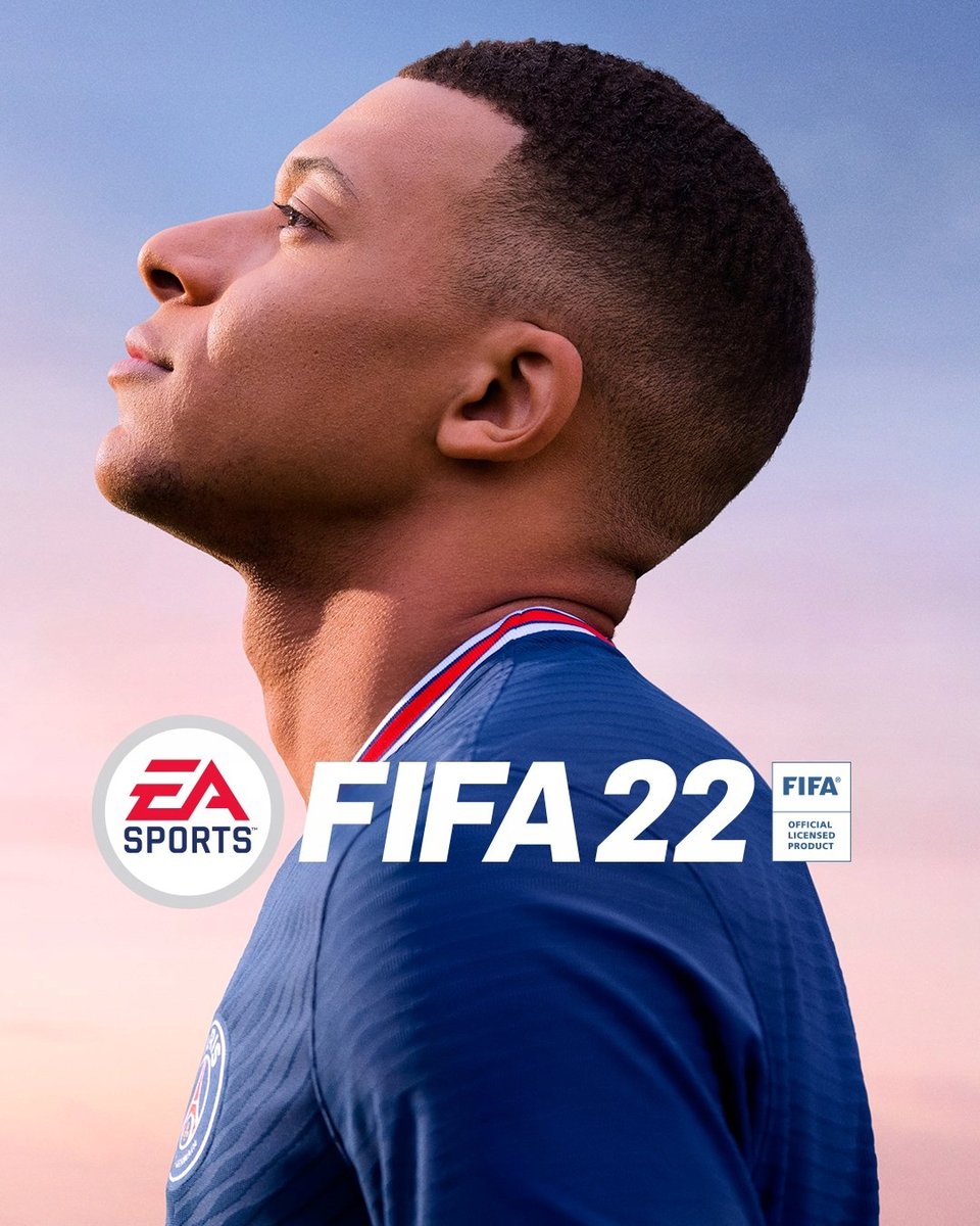 Naklejki na ścianę FIFA 22 Kylian Mbappe 90x60 cm Poster - Atram ...