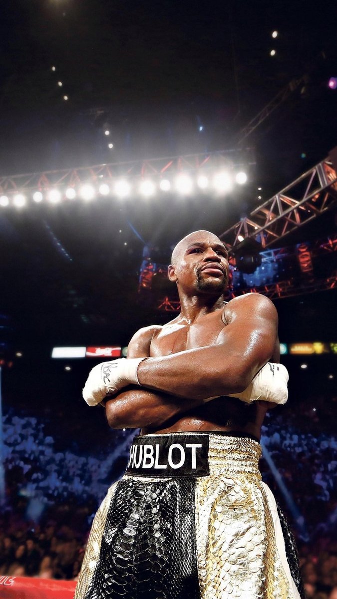 Naklejki na ścianę Floyd Mayweather Jr. Boxer Boks 90x60 cm - Atram ...