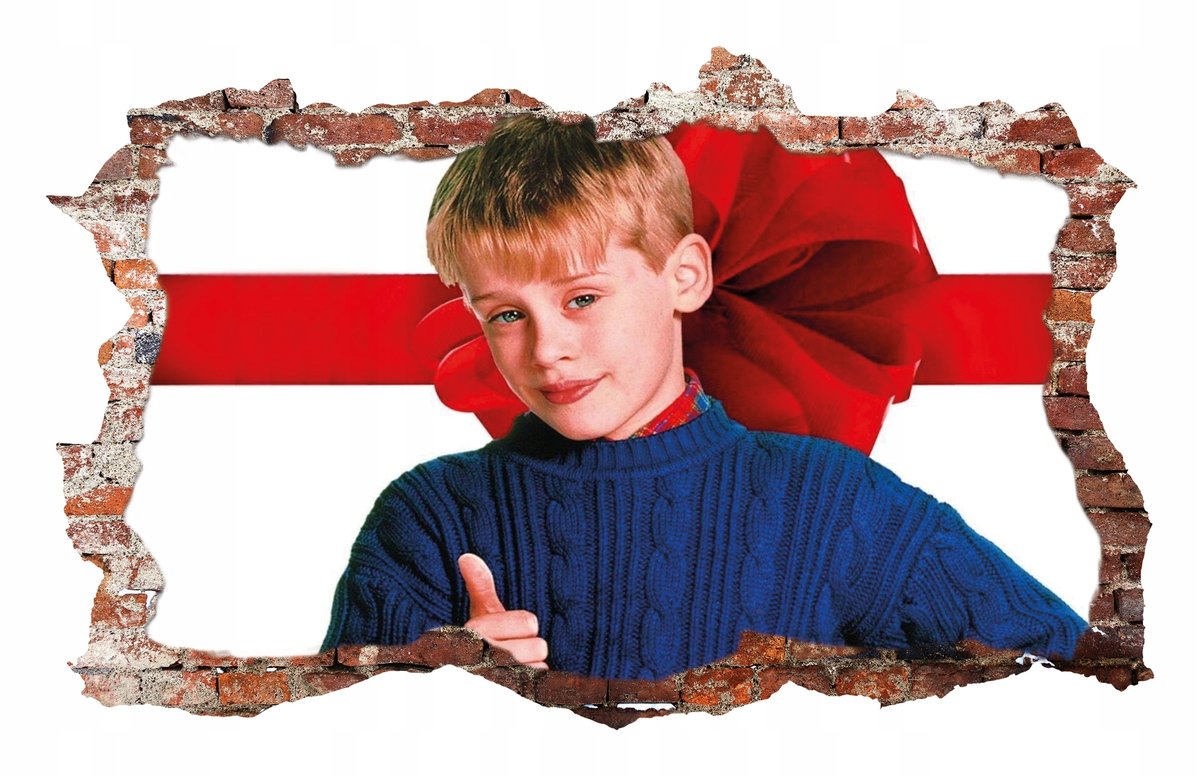 Naklejki na ścianę KEVIN SAM W DOMU HOME ALONE 70x46 cm #3 - Atram ...
