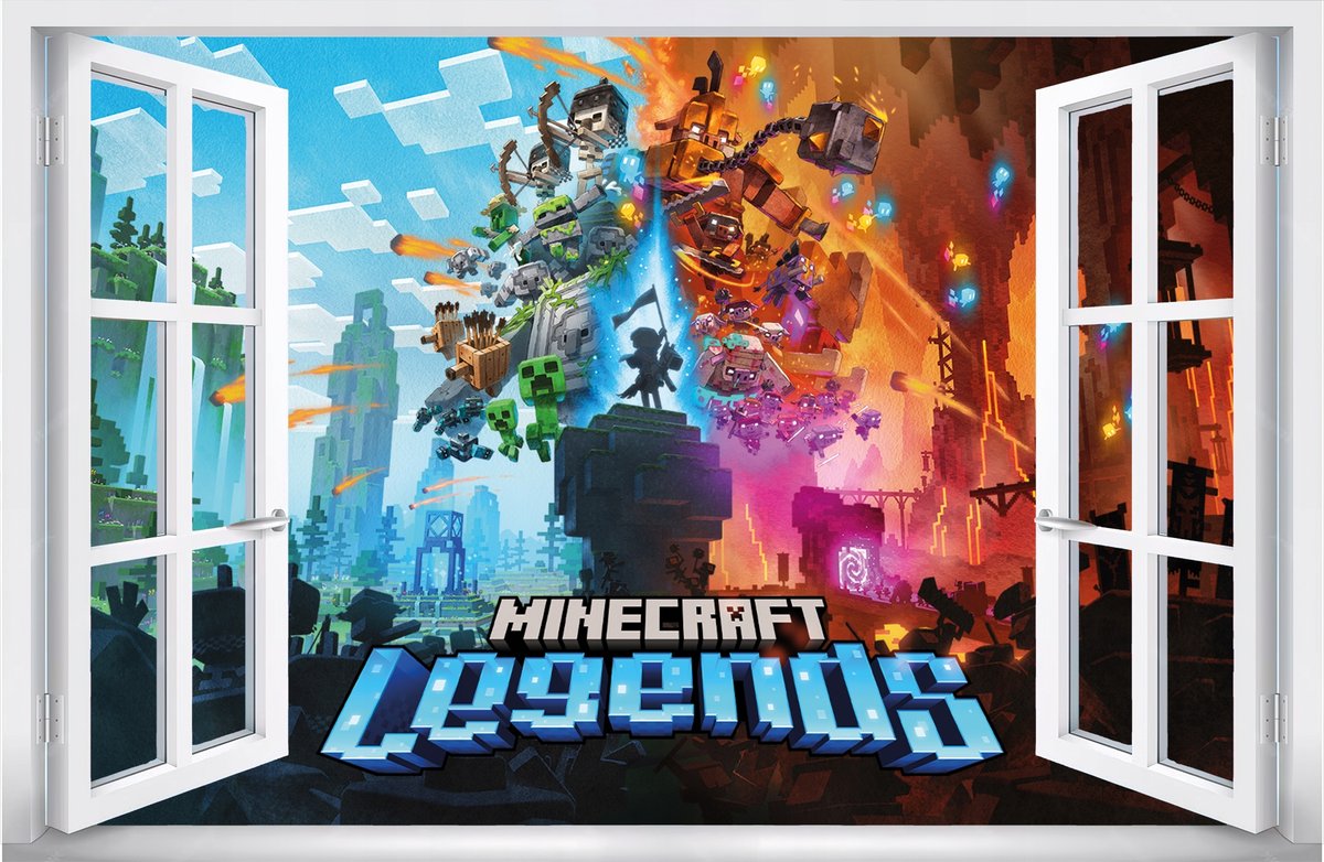 Naklejki na ścianę Minecraft Gra Postacie Naklejka XXL 115x75 cm #45 ...