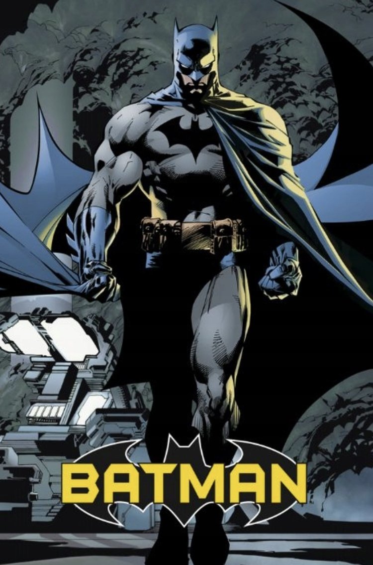 Naklejki na ścianę Naklejka Batman Komiks - 100x70 cm Superbohater ...