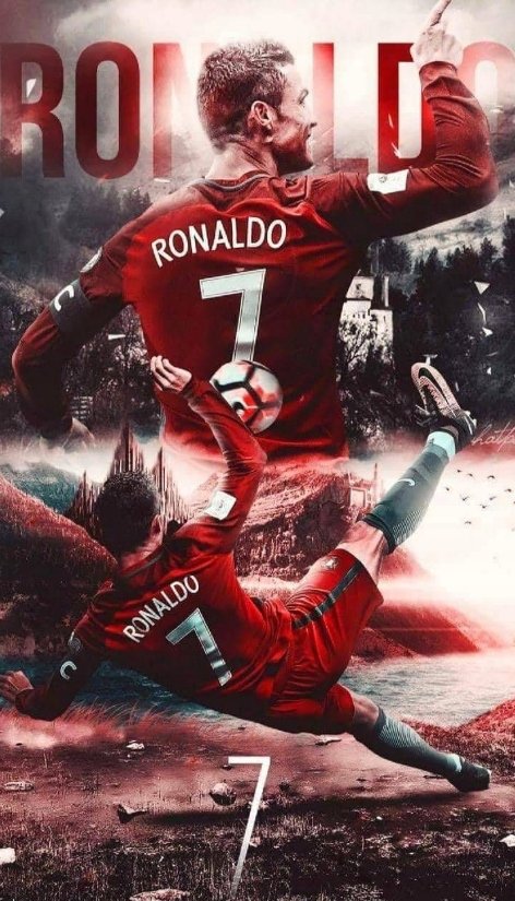 Naklejki na ścianę Naklejka Cristiano Ronaldo CR7 30x21 cm - Atram ...