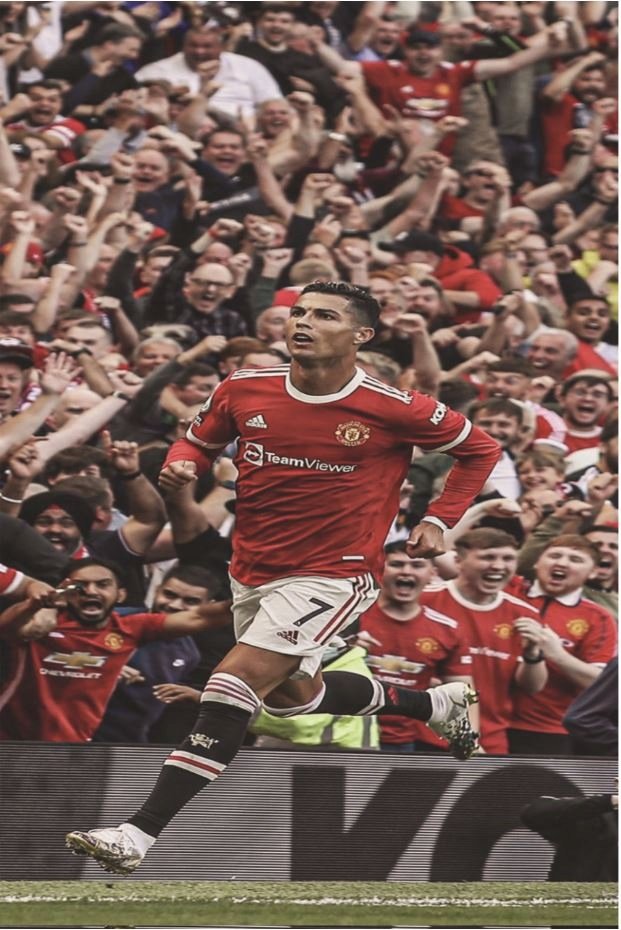 Naklejki na ścianę Naklejka Cristiano Ronaldo CR7 40x30 cm - Atram ...