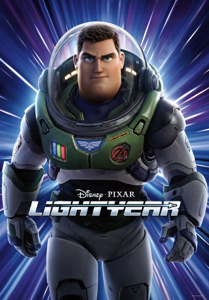 Naklejki na ścianę Naklejka LIGHTYEAR Buzz Astral Bajka Ozdoba 100x70 ...