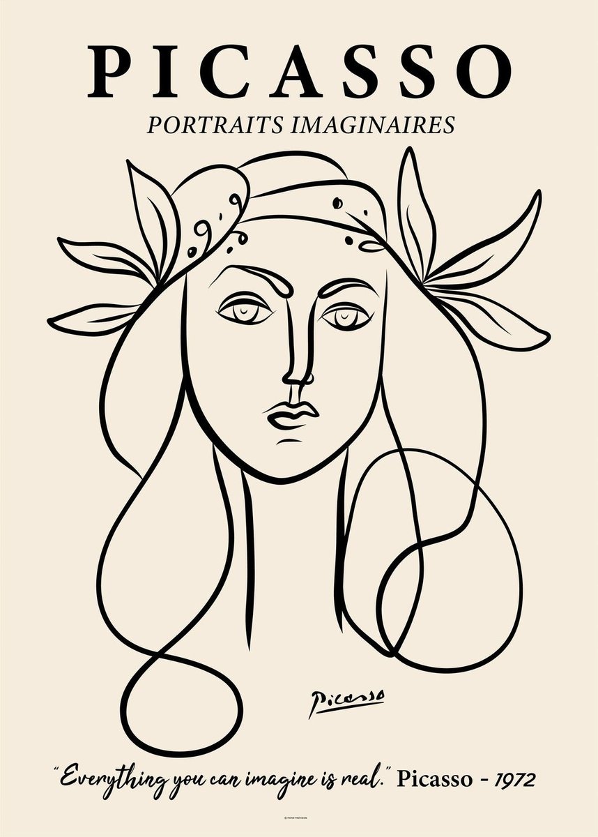 Naklejki na ścianę Pablo Picasso 91,5x61 - Atram | Sklep EMPIK.COM
