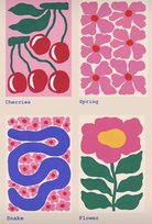 Naklejki na ścianę Rysunki Akwarele 91,5x61 - Atram | Sklep EMPIK.COM