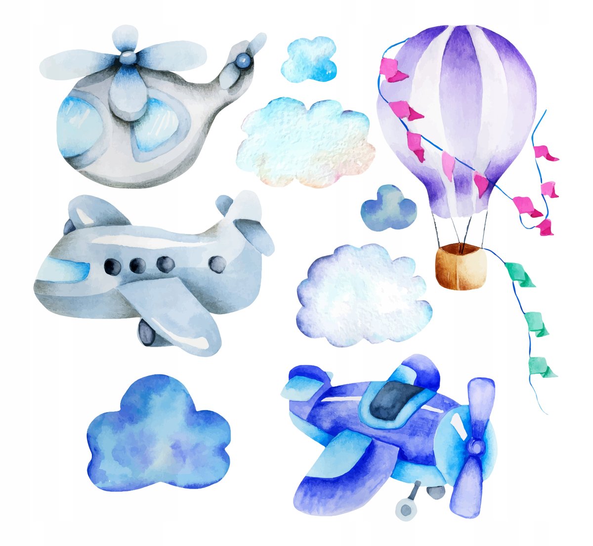 Naklejki na ścianę samoloty dla dzieci - Inny producent | Sklep EMPIK.COM