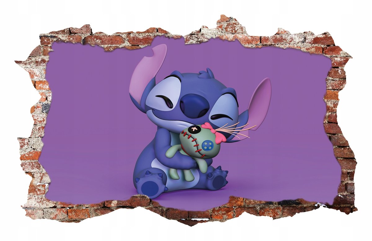 Naklejki na ścianę Stich Stitch DUŻA XXL LILO I STICH Bajka 70x46 cm #7 ...