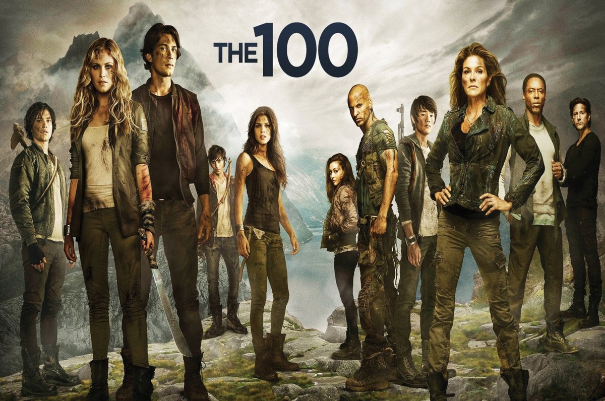 Naklejki na ścianę THE 100 NETFLIX SKAIKRU TRIKRU WANHEDA 90x60 cm ...