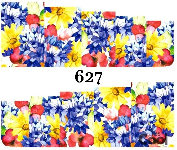 Naklejki wodne na paznokcie - nr 627 | Sklep EMPIK.COM