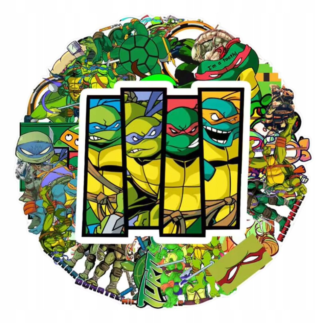NAKLEJKI Wojownicze Żółwie Ninja MIX 50 szt - Inna marka | Sklep EMPIK.COM
