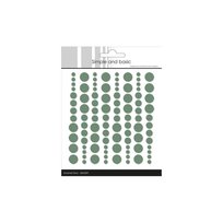 Naklejki wypukłe Simple and Basic - Enamel Dots - EUCALYPTUS / ZIELEŃ 96 szt. - Simple and Basic ...