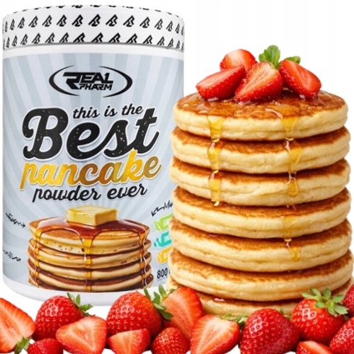 NALEŚNIKI BIAŁKOWE białko WPC PYSZNE Real Pharm Best Pancake 800g ...