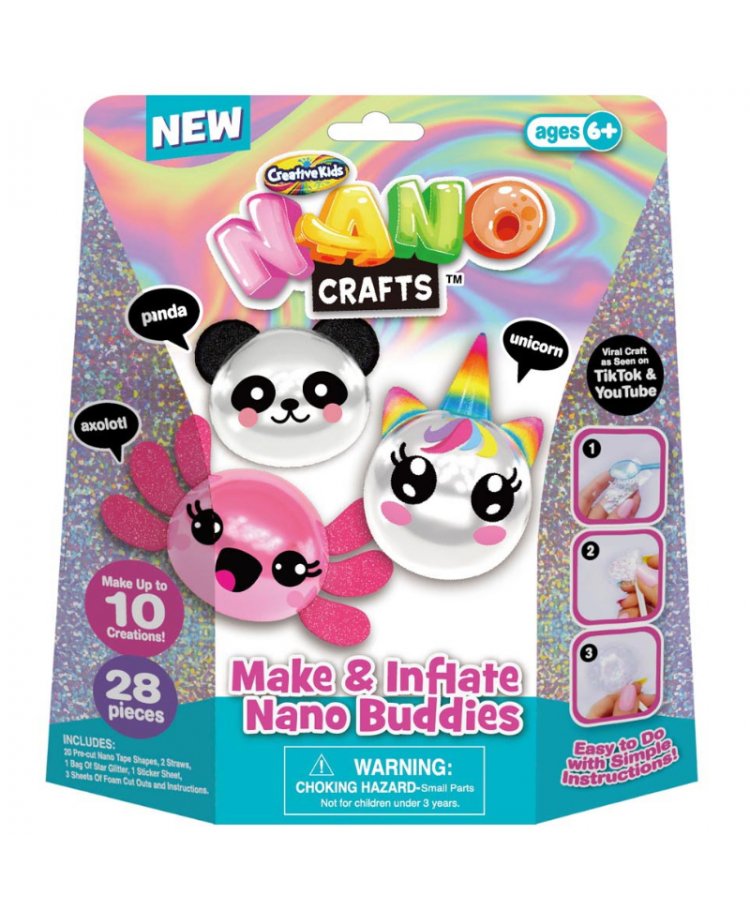 Nano Crafts, Zestaw kreatywny Bańki Taśma Make& Inflate - CRK NANO ...