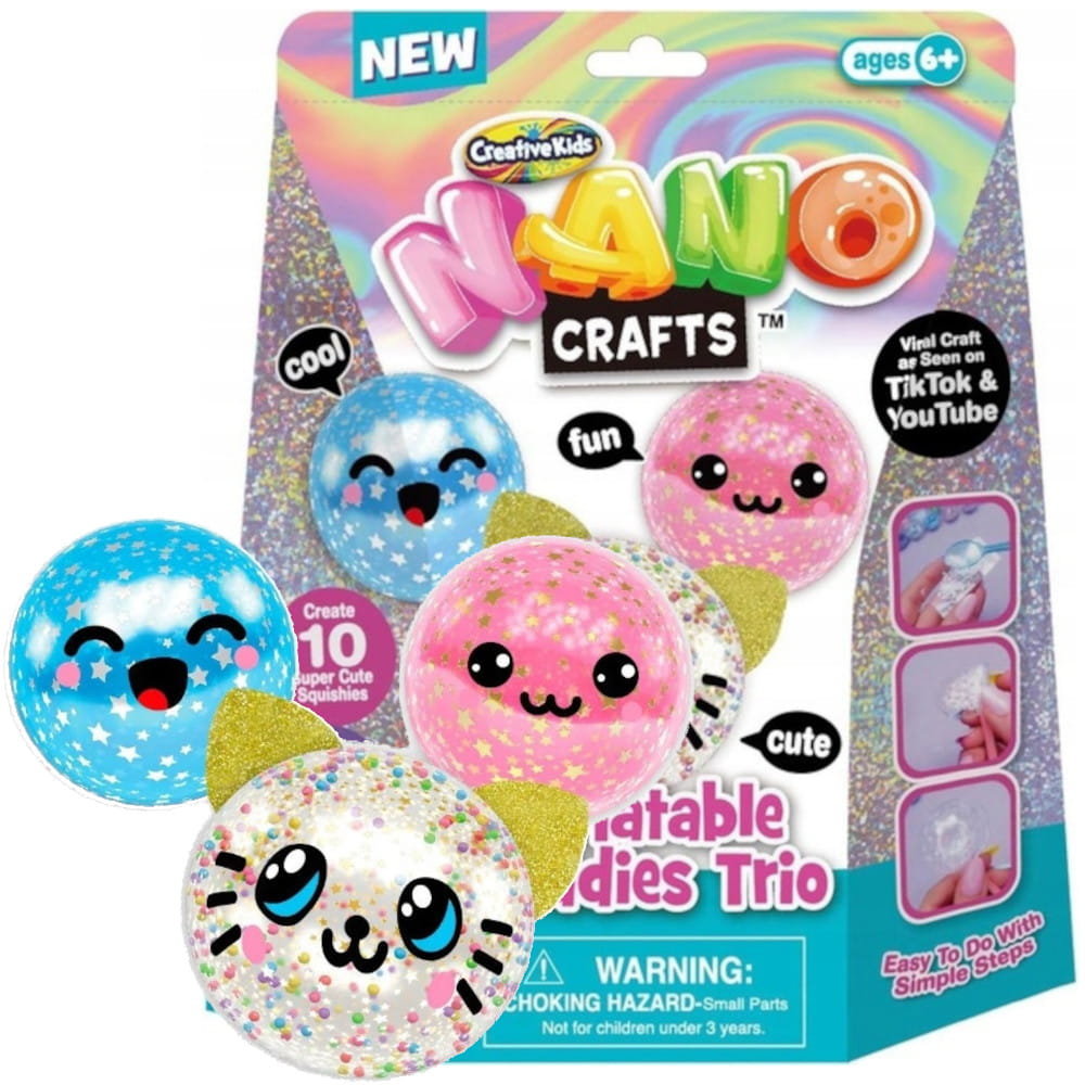 Nano Crafts Zestaw Kreatywny Kumple Taśma Inflatable Buddies Trio ...