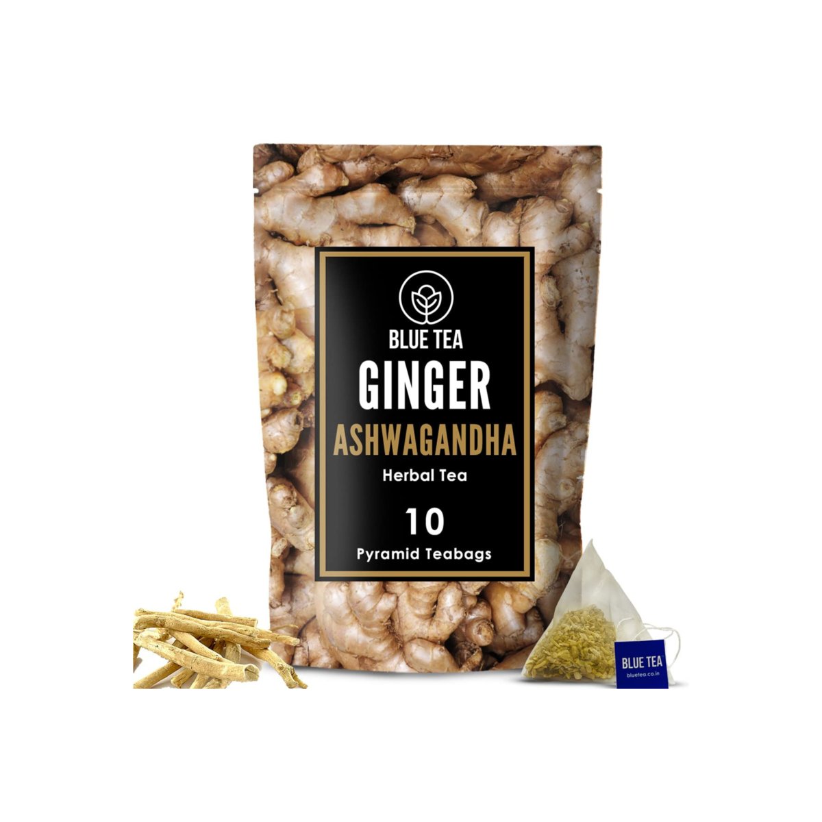 Napar ziołowy imbir ashwagandha Ginger Ashwagandha Blue Tea 10 ...