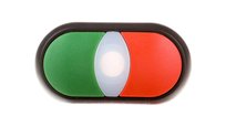 Napęd przycisku podwójny zielony/czerwony z podświetleniem z samopowrotem M22S-DDL-GR 216699 ...