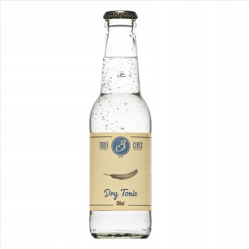 Napój gazowany Dry Tonic Soda 200ml - Three Cents - inna (Inny) | Sklep EMPIK.COM