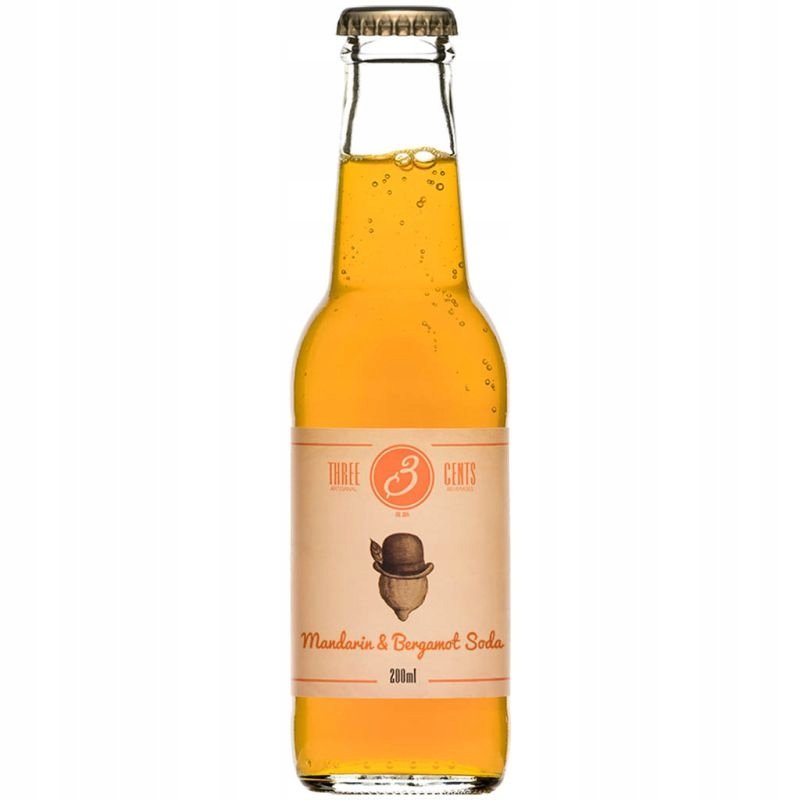 Napój gazowany Mandarin&Bergamot Soda 200ml - Three Cents - inna (Inny ...