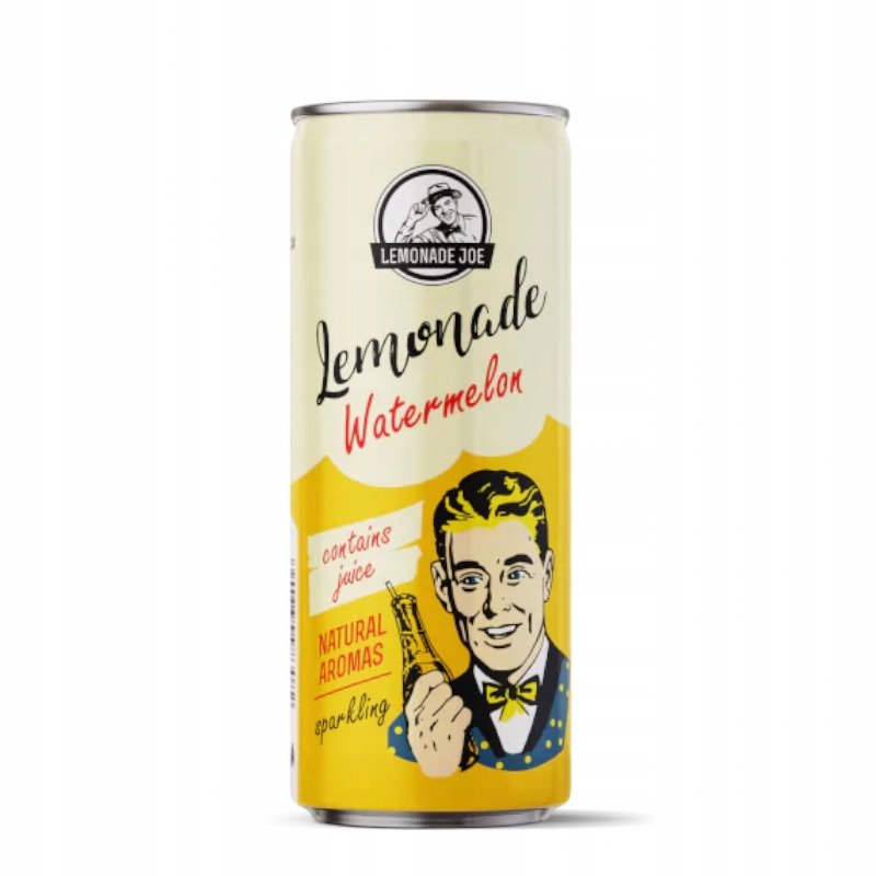 Napój VITAMIZU Lemonade Joe Watermelon Lemoniada Arbuzowa Puszka 250ml ...