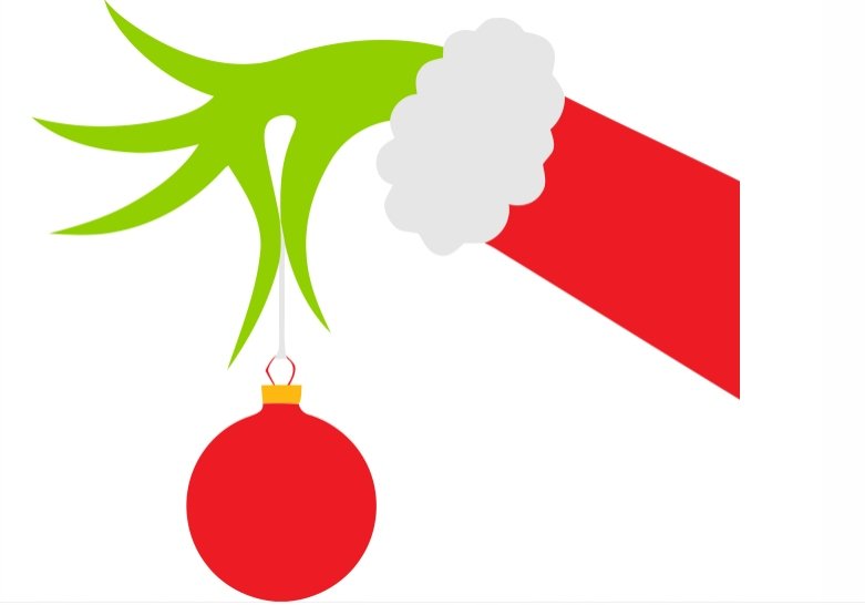 Naprasowanka Aplikacja Naklejka na Ubrania Naplamki Grinch Święta ...