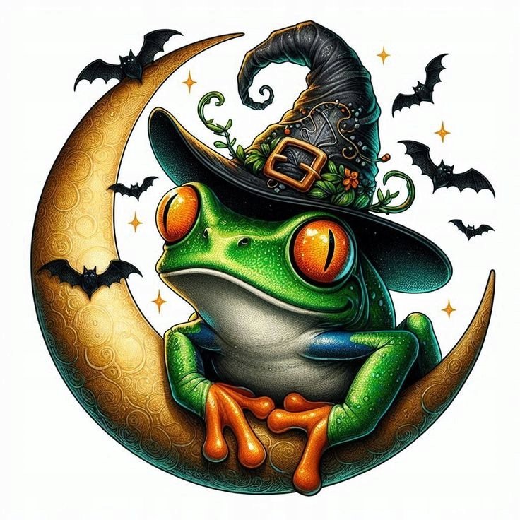 Naprasowanka Aplikacja Termo Naklejka Na Odzież Żaba Ropucha Halloween ...