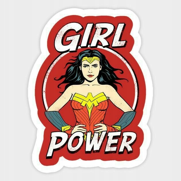Naprasowanka Aplikacja Termo Naklejka Wonder Woman - Girl Power - Atram ...