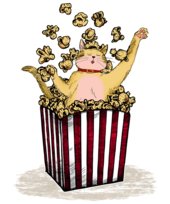 Naprasowanka Kot popcorn kotek meme - Zebra | Sklep EMPIK.COM